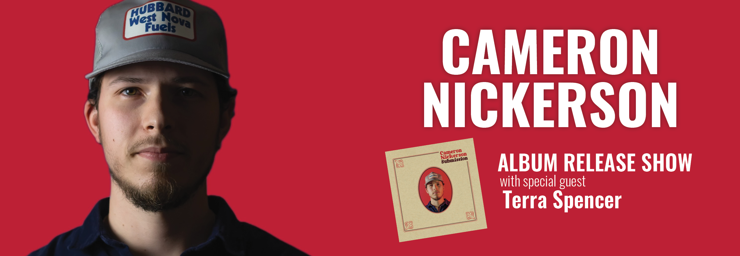 Cameron Nickerson Album Release + Terra Spencer – The Carleton