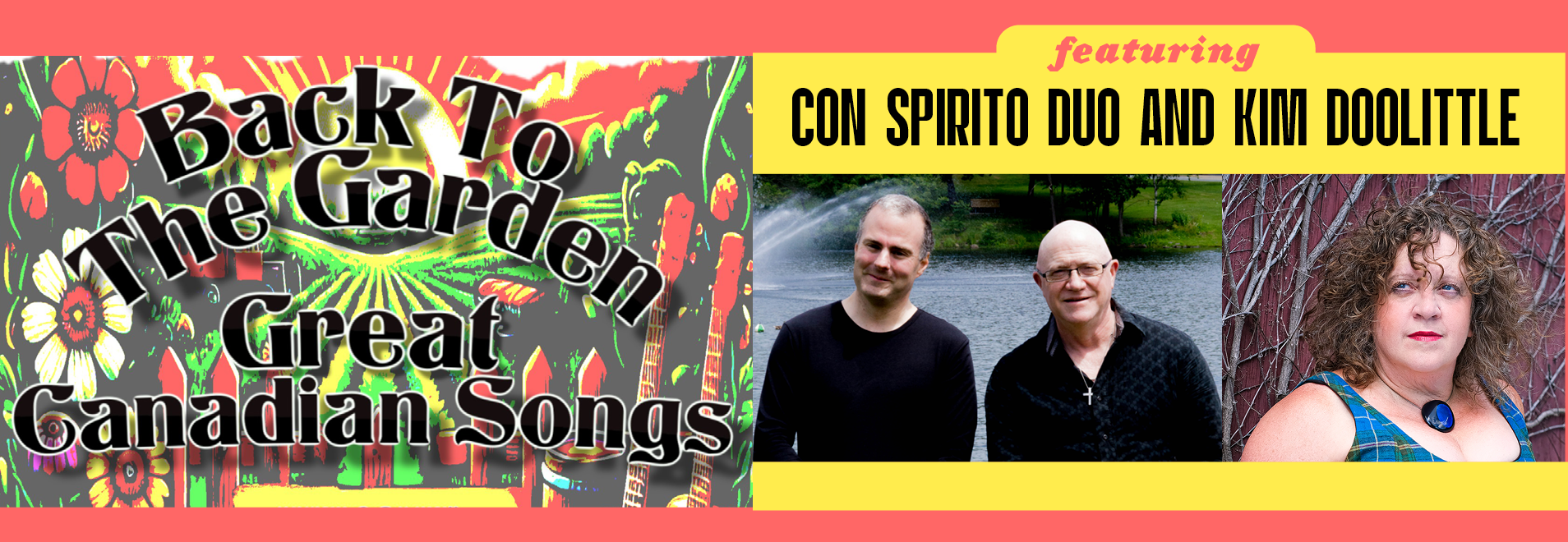 DOOR TIX AVAIL! Back To The Garden (Kim Doolittle & Con Spirito Duo) - Great Canadian Songs ...