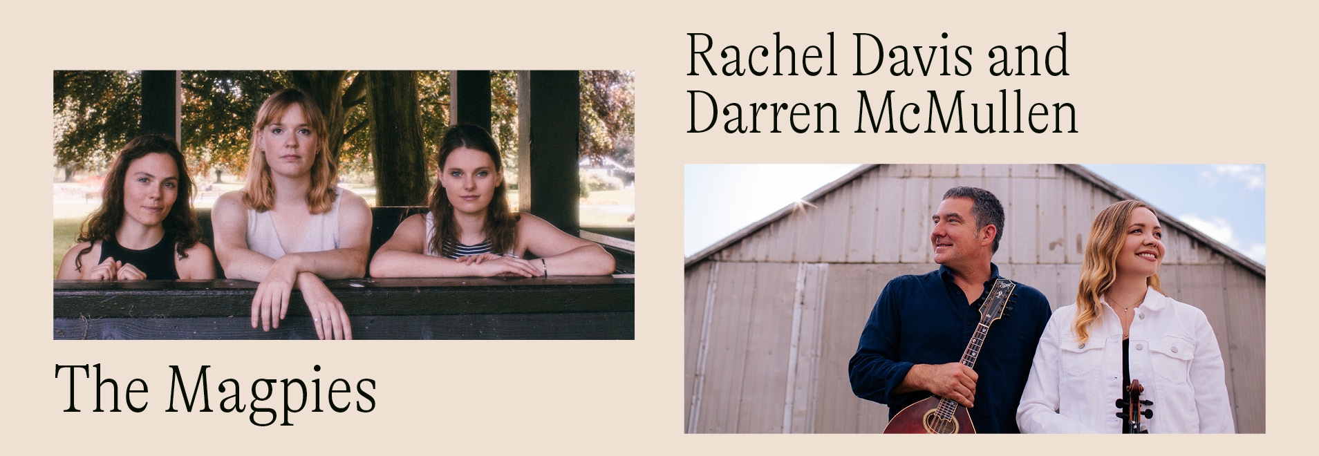 SOLD OUT! The Magpies + Rachel Davis & Darren McMullen – The Carleton