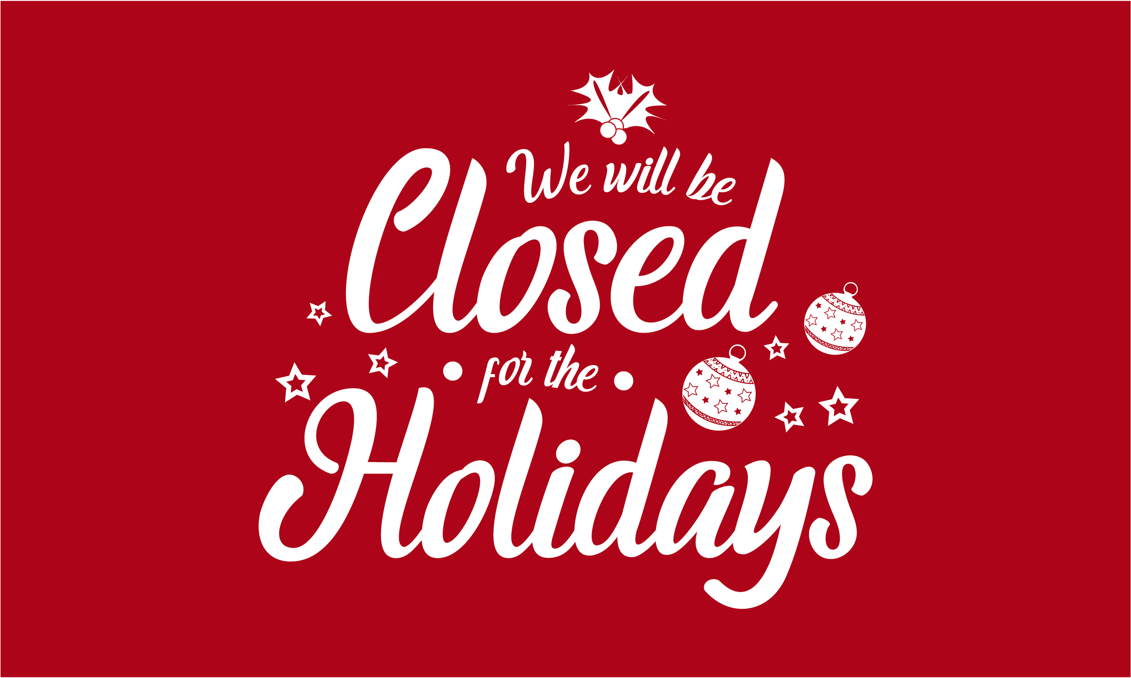 CLOSED Dec 22 Jan 6 The Carleton