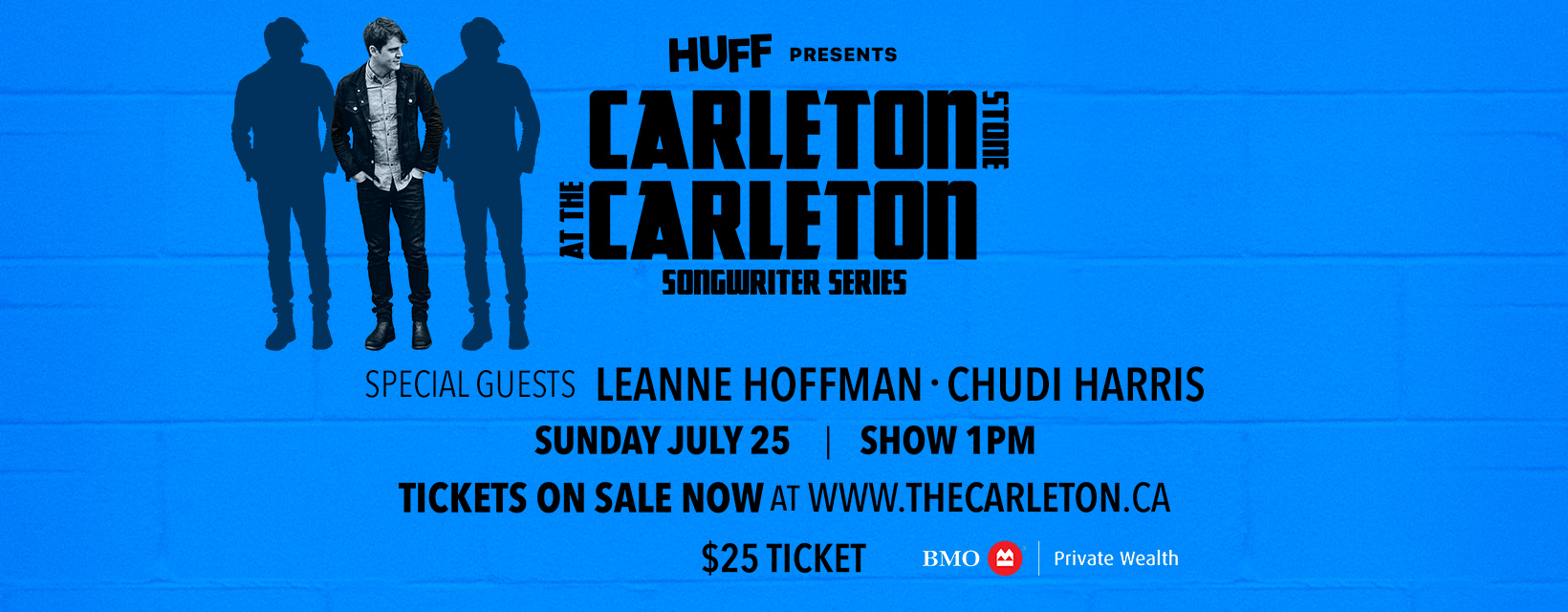 HUFF Presents: Carleton (Stone) @ The Carleton w/Leanne Hoffman + Chudi ...