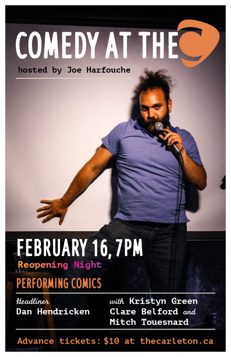 SOLD OUT: Joe's Comedy At The Carleton - W/Dan Hendricken, Kristyn ...