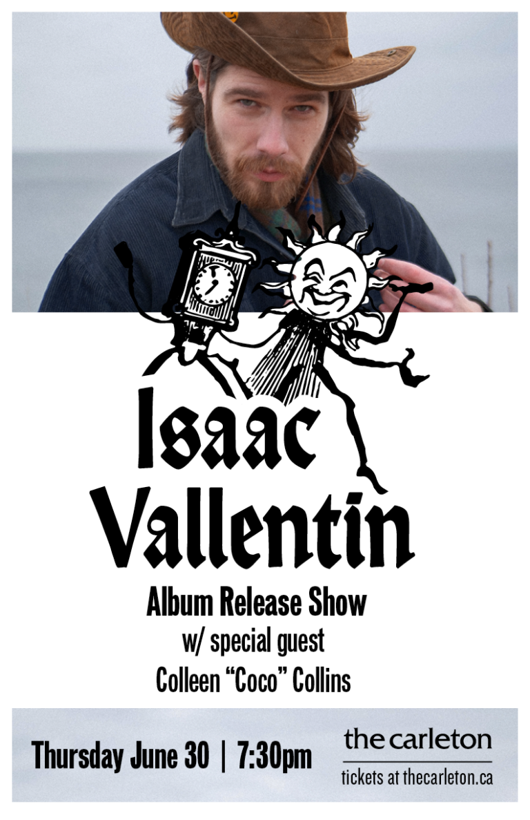 TIX AVAIL @ DOOR! Isaac Vallentin Album Release + Colleen "Coco ...