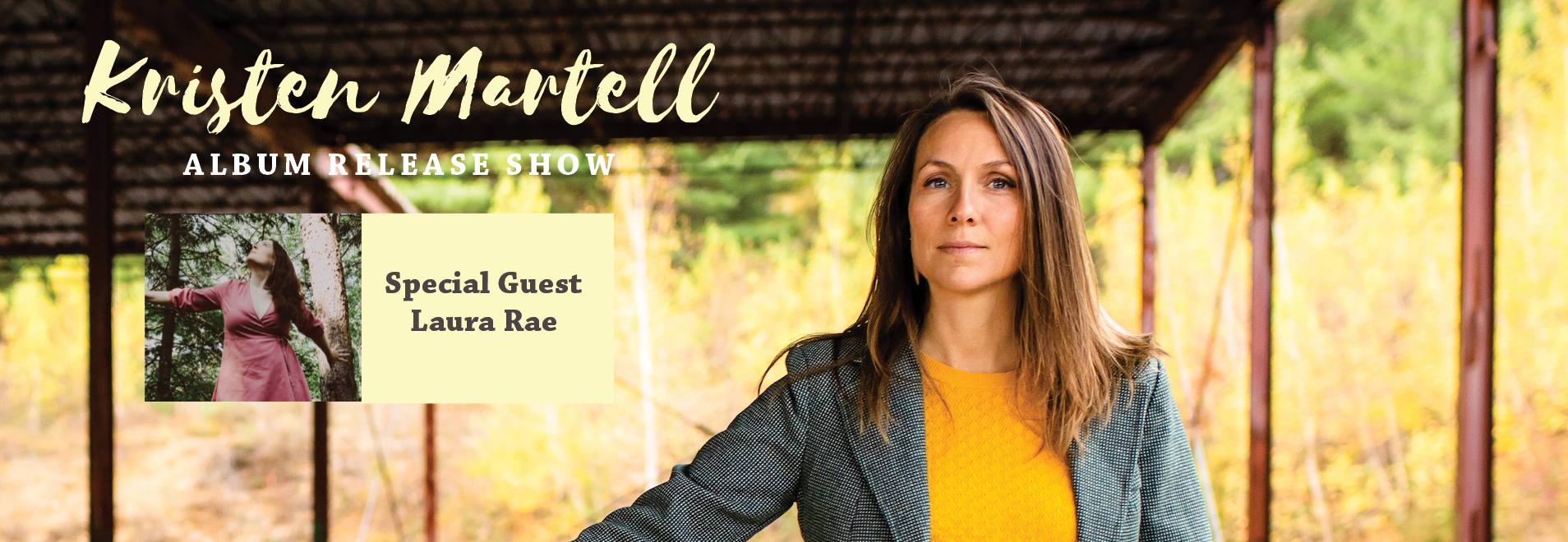 Kristen Martell Album Release + Laura Rae – The Carleton
