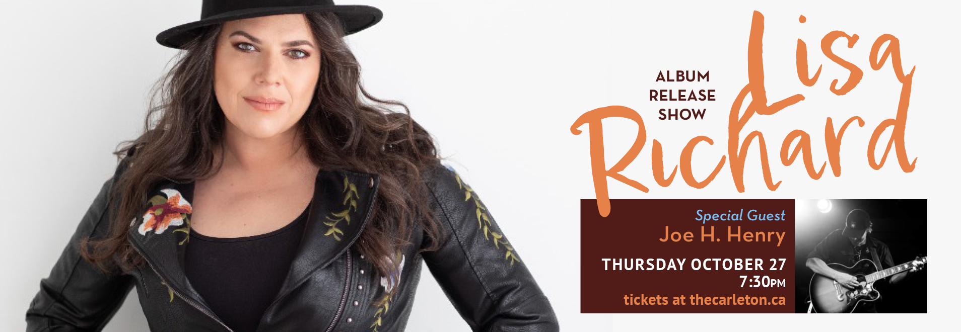 SOLD OUT: Lisa Richard Album Release + Joe H. Henry – The Carleton