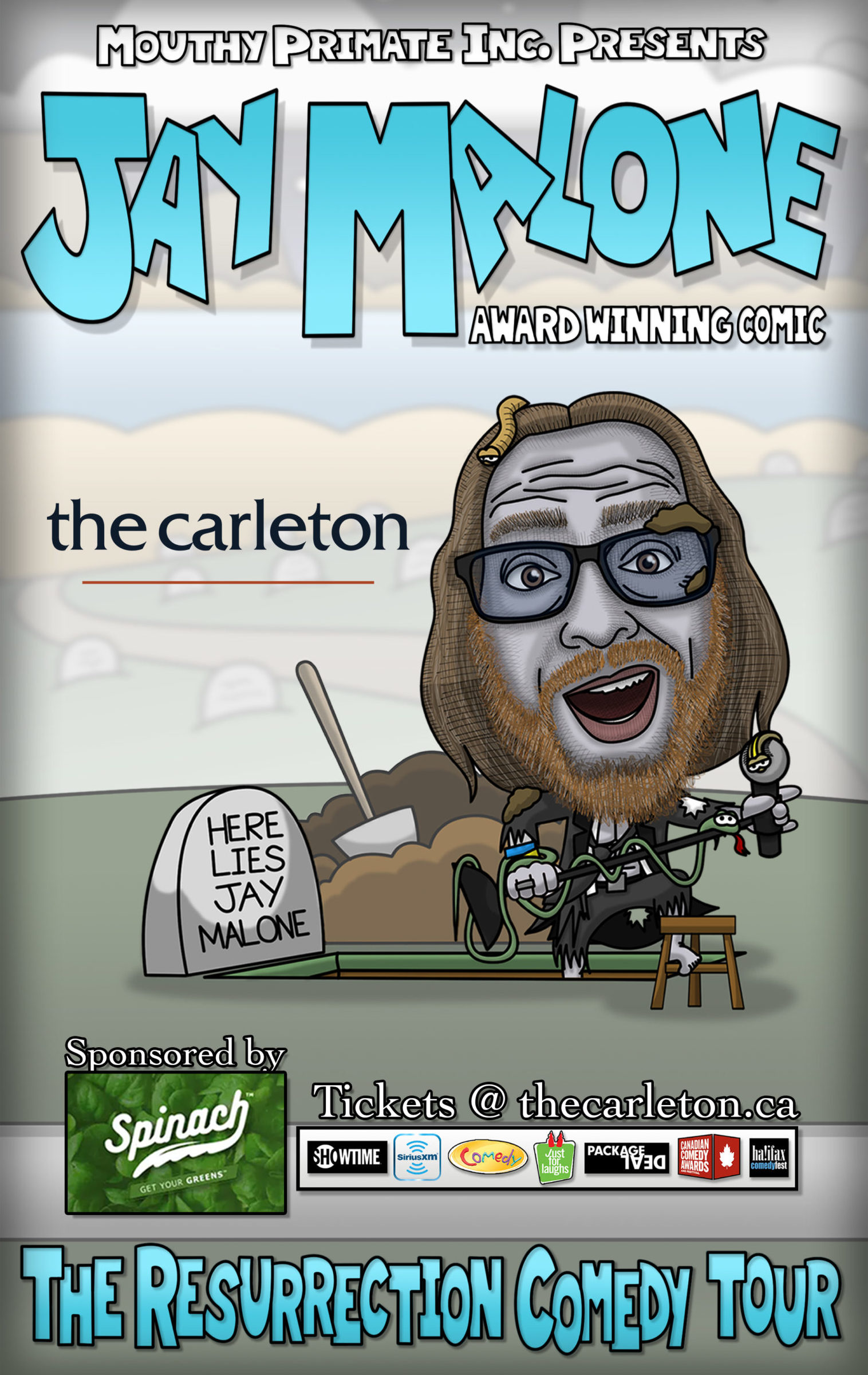 POSTPONED: Comedy At The Carleton With Jay Malone! – The Carleton