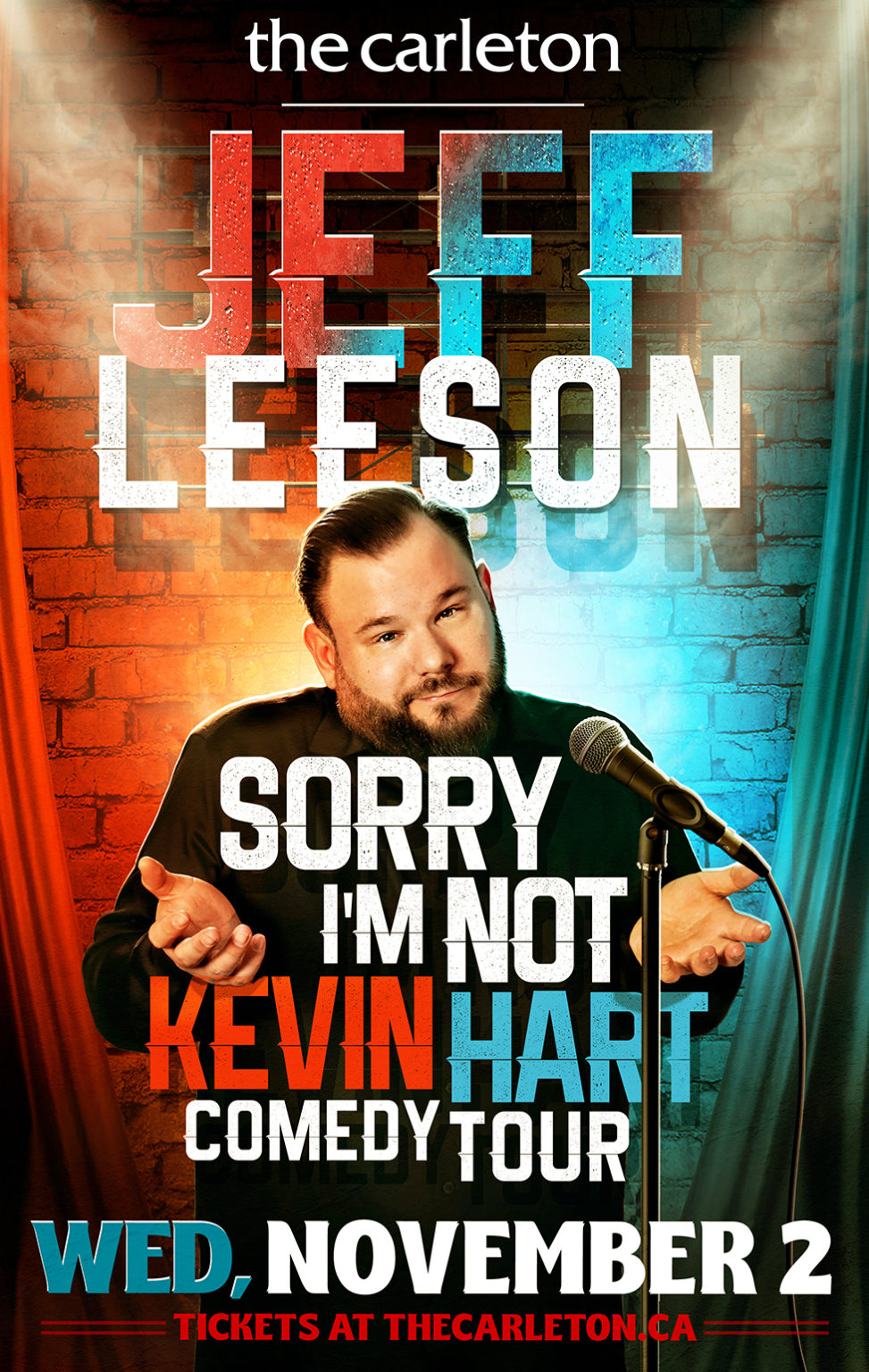 SOLD OUT: Comedy At The Carleton With Jeff Leeson! + Chris Halef + Kyle ...