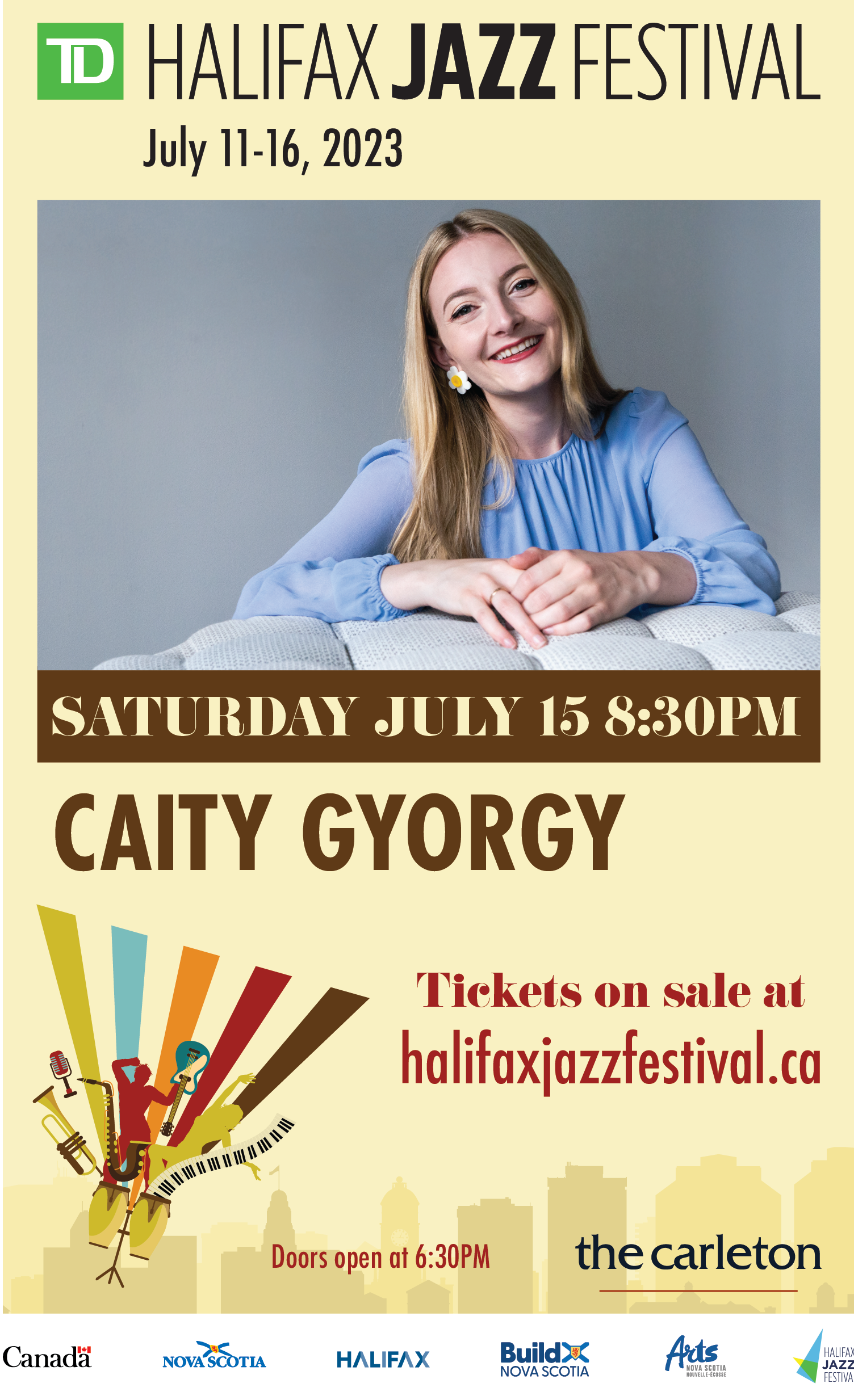 SOLD OUT: TD Halifax Jazz Festival Presents: Caity Gyorgy – The Carleton
