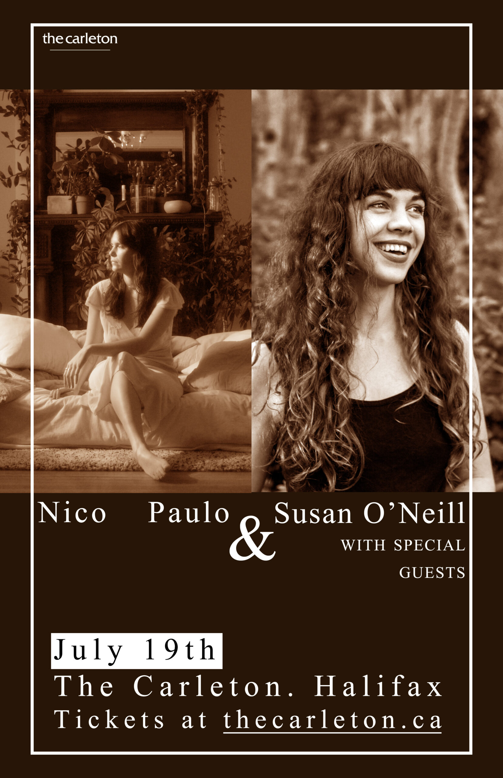 SOLD OUT: Nico Paulo & Susan O'Neill + Special Guests – The Carleton