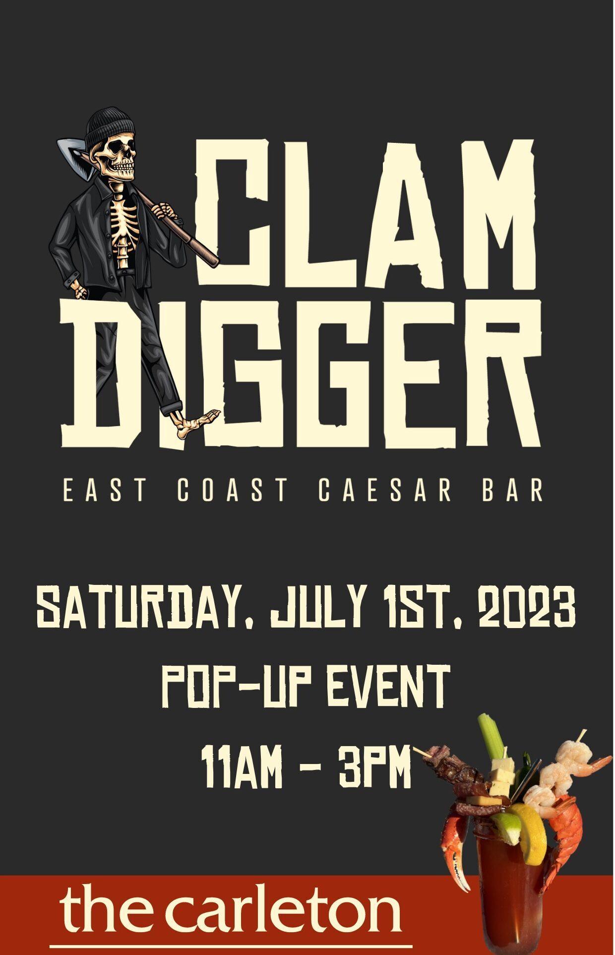 Clam Digger Pop-Up Caesar Bar – The Carleton