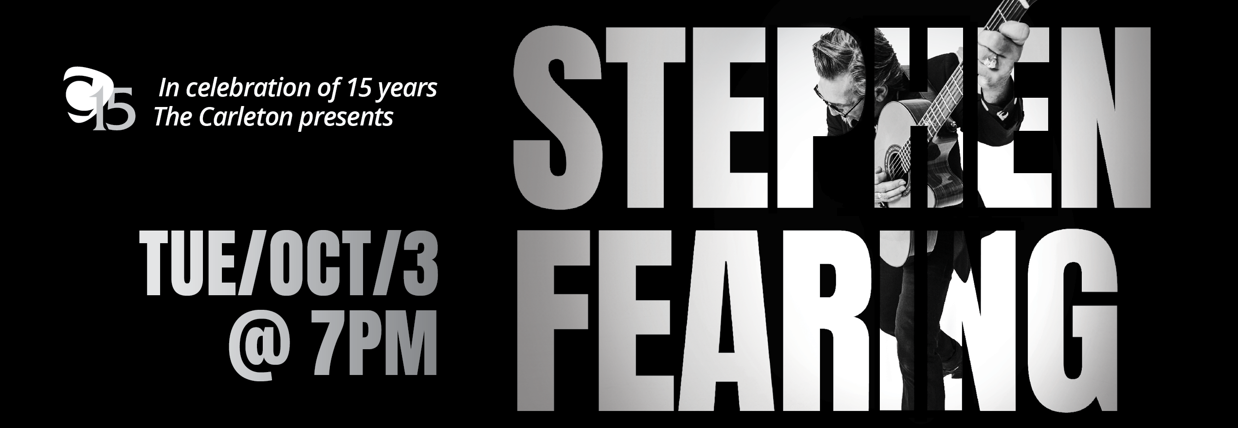 SOLD OUT: Carleton 15th Presents Stephen Fearing – The Carleton