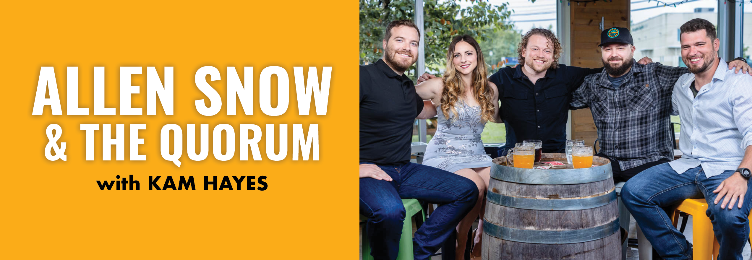 Allen Snow & The Quorum + Kam Hayes – The Carleton