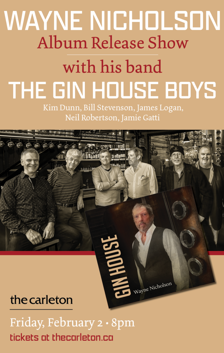 SOLD OUT: Wayne Nicholson Album Release – The Carleton