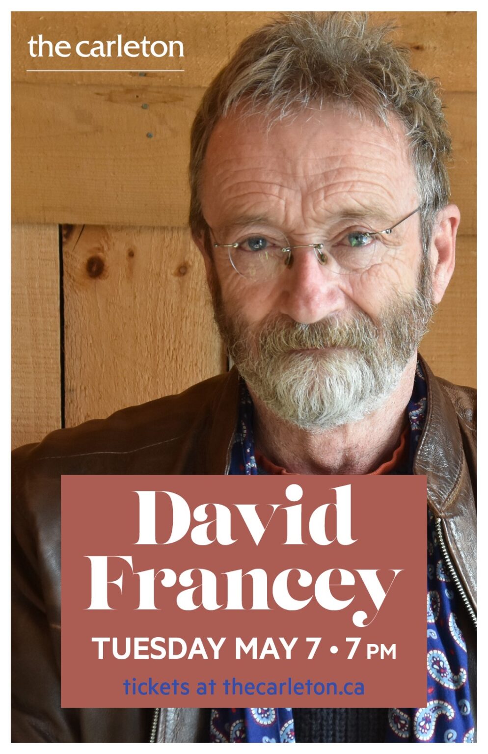 SOLD OUT: An Evening With David Francey – The Carleton