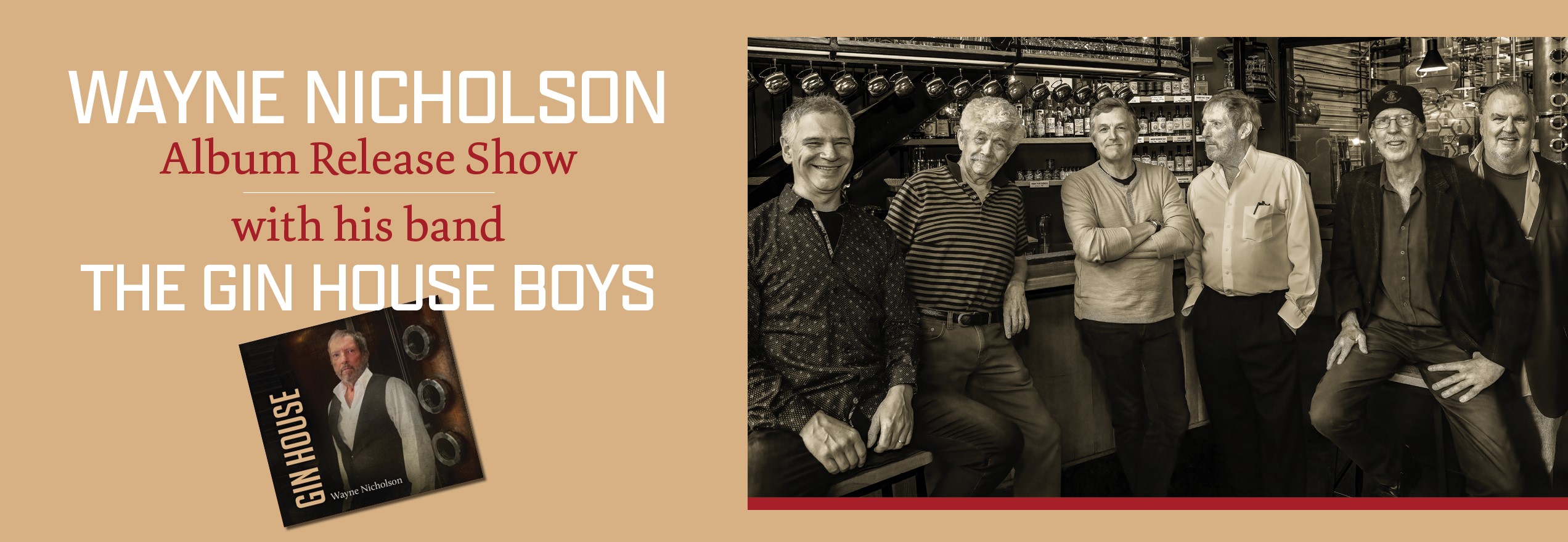 SOLD OUT: Wayne Nicholson Album Release – The Carleton