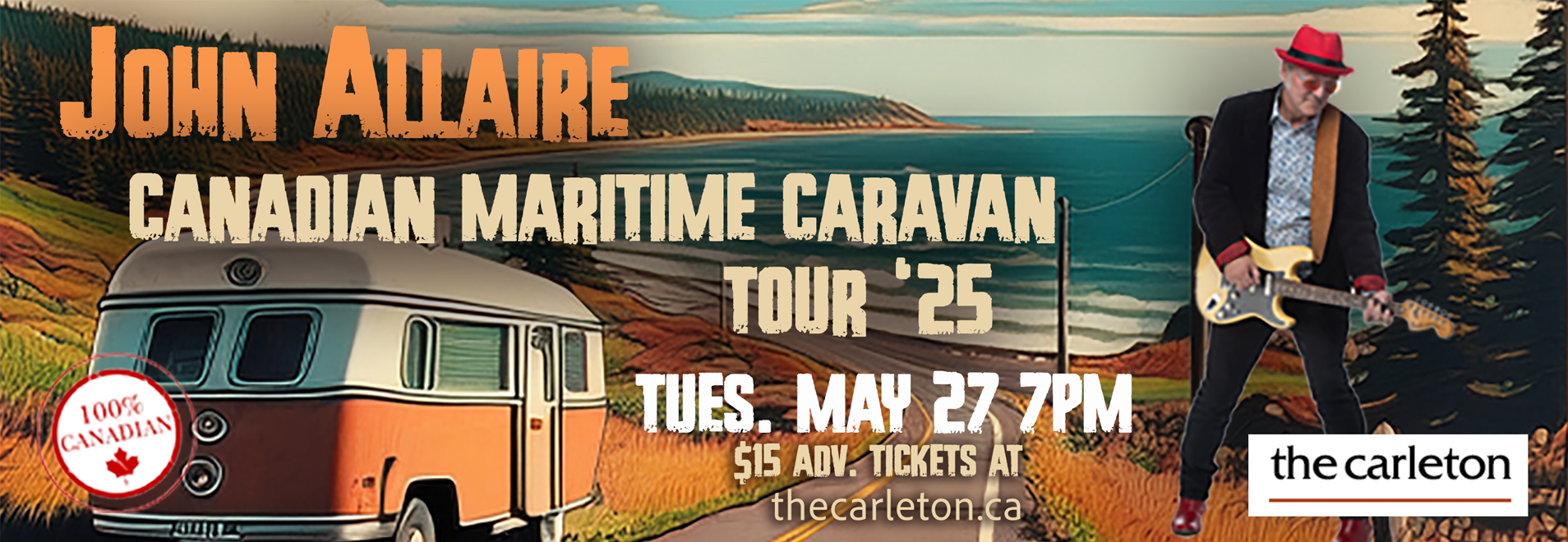 DOOR TIX AVAIL! John Allaire + Kaya Fraser – The Carleton